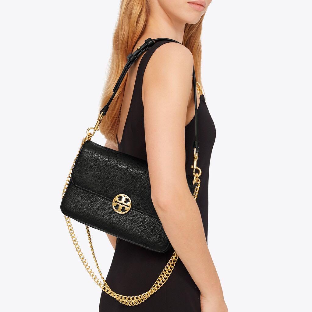 Tory Burch Chelsea Convertible Shoulder Bag, Women's Fashion, Bags ...