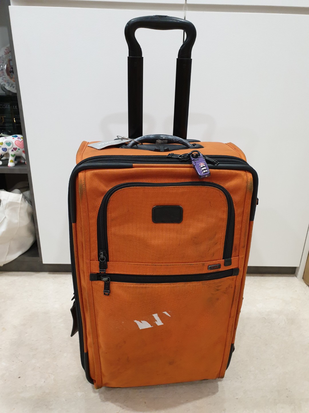 TUMI 24" Orange Classic Alpha series, Hobbies & Toys, Travel, Travel Essentials & Accessories on ...