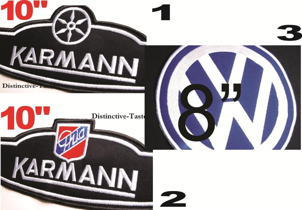 Volkswagen Karmann Ghia Embroidered Cloth Patch, Hobbies & Toys ...