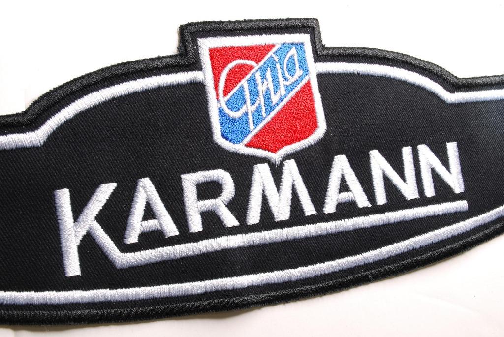 Volkswagen Karmann Ghia Embroidered Cloth Patch - 10" Large Patch ...