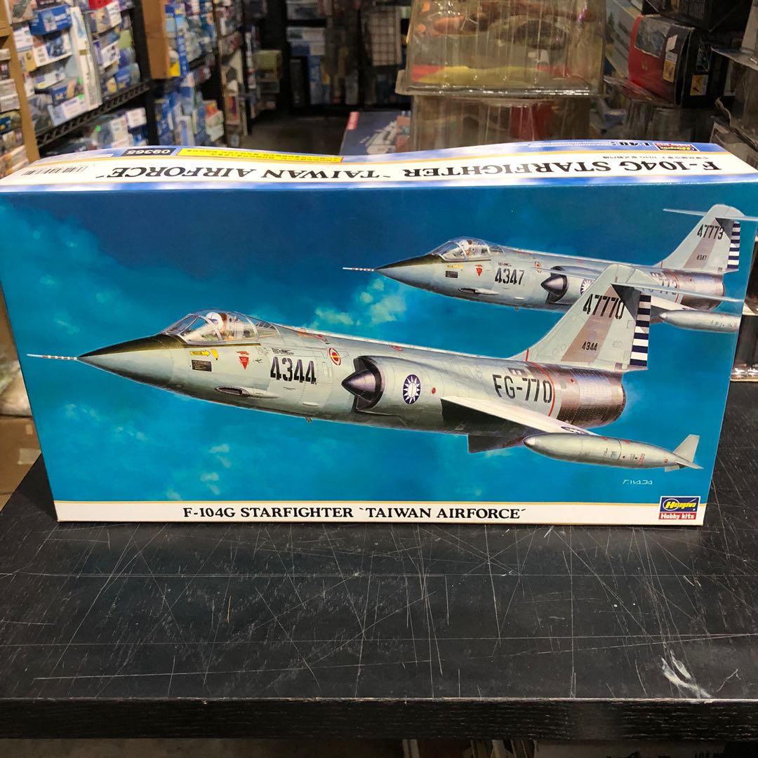 1/48 Hasegawa ROC F-104G Starfighter Model Kit, Hobbies & Toys, Toys ...