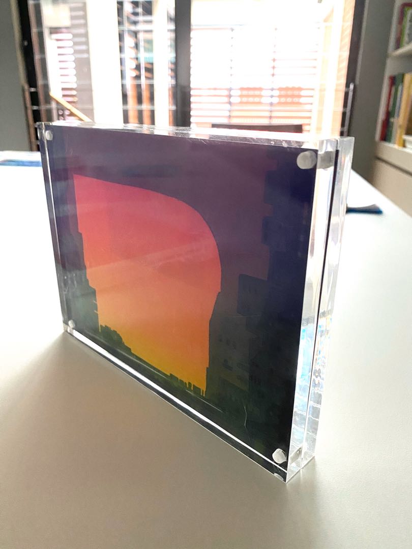 Acrylic photo frame display signage, Furniture & Home Living, Home ...