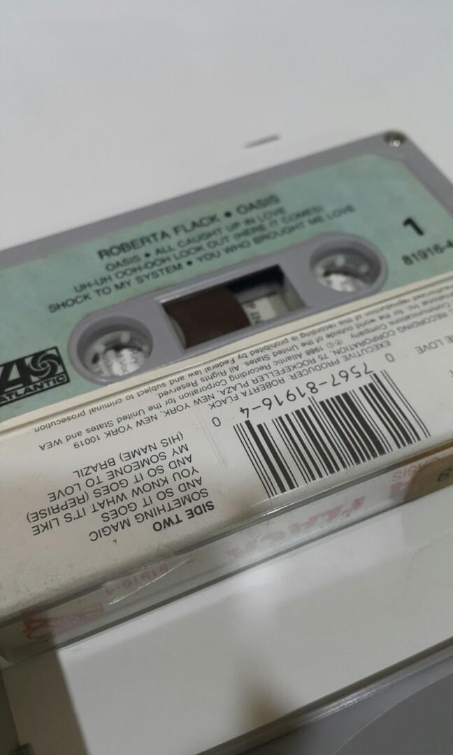 (Cassette) Roberta Flack, Oasis, Hobbies & Toys, Music & Media, CDs ...