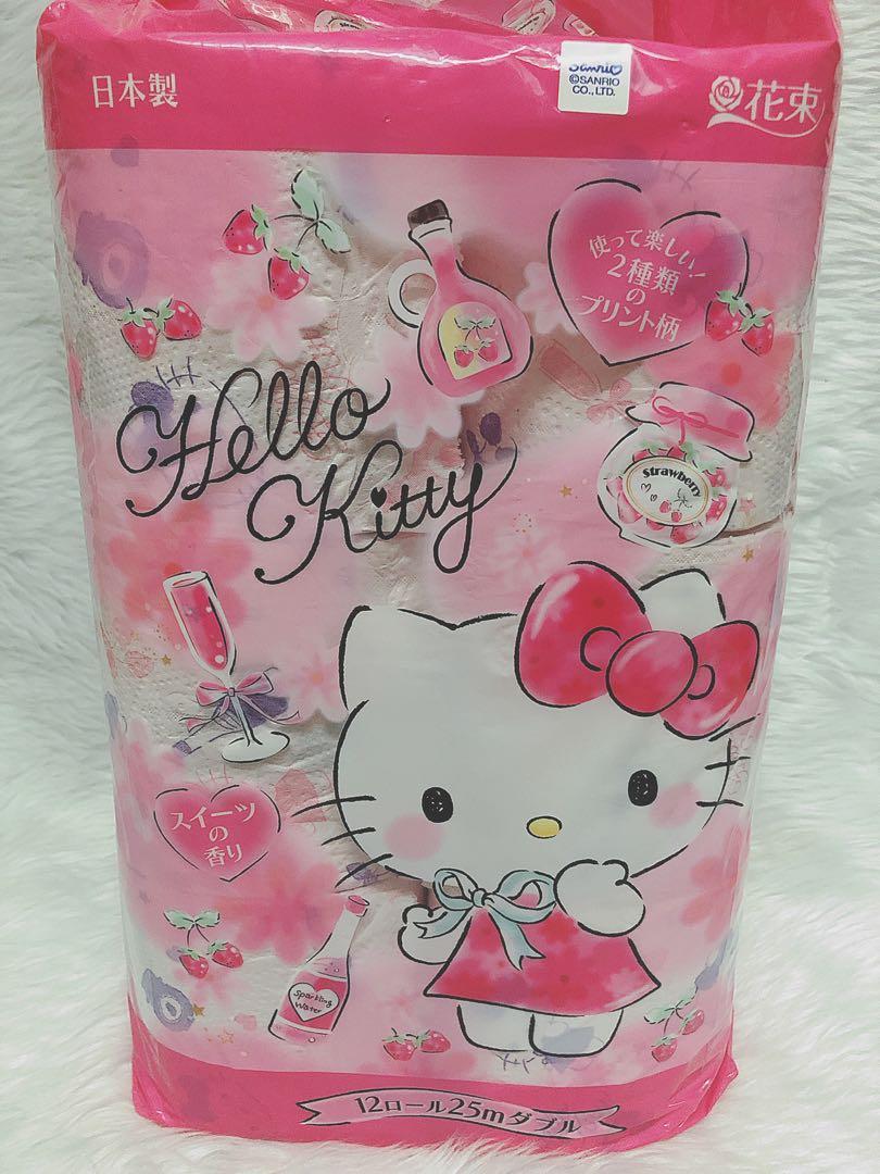 Hello kitty tissue roll, Beauty & Personal Care, Sanitary Hygiene on ...