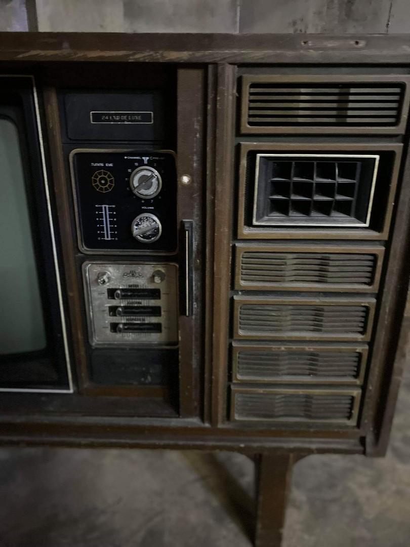 Hitachi vintage tv collectors item., Furniture & Home Living, Furniture ...