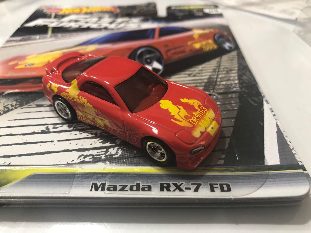 Hot Wheels Premium Fast & Furious Mazda RX-7 FD, Toys & Games, Bricks ...