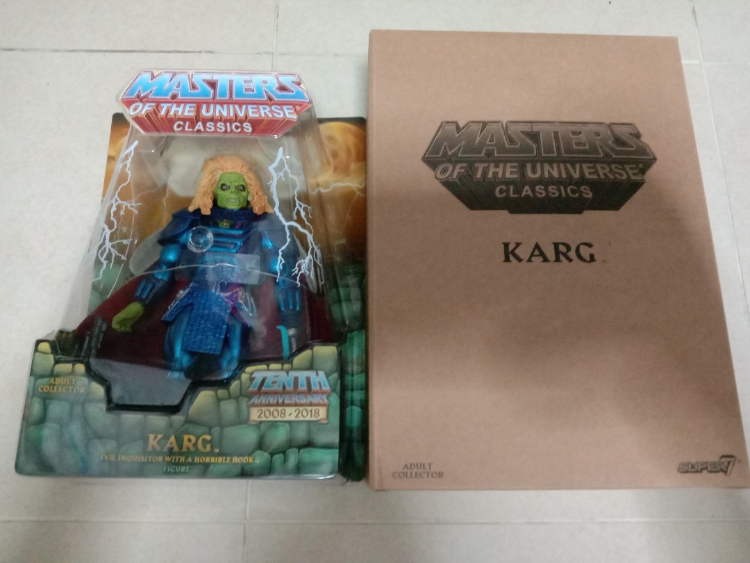 TENTH ANNIVERSARY 2008-2018 COMMANDER KARG MASTERS OF THE UNIVERSE ...