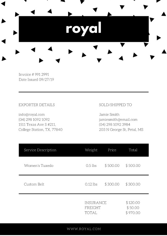 Invoice Design, Hobbies & Toys, Stationery & Craft, Art & Prints on ...