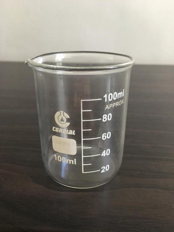 Laboratory Borosilicate Glass Beaker Low Form Cordial COMPLETE SIZES ...