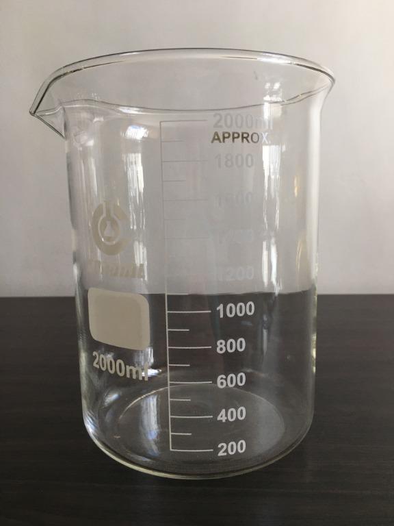 Laboratory Borosilicate Glass Beaker Low Form Cordial COMPLETE SIZES ...