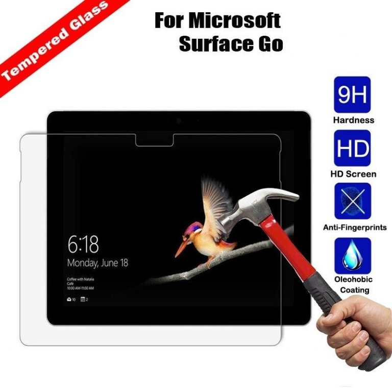 Microsoft Surface Go 1 2 3Tempered Glass Screen Protector, Mobile ...