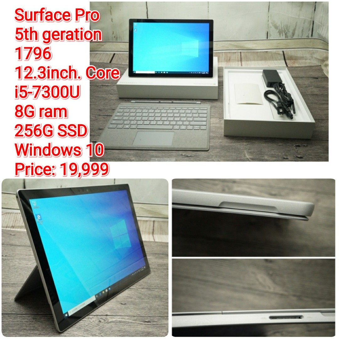 Microsoft Surface Pro 5th generation, 電腦及科技產品, 桌上電腦或筆記型電腦在旋轉拍賣
