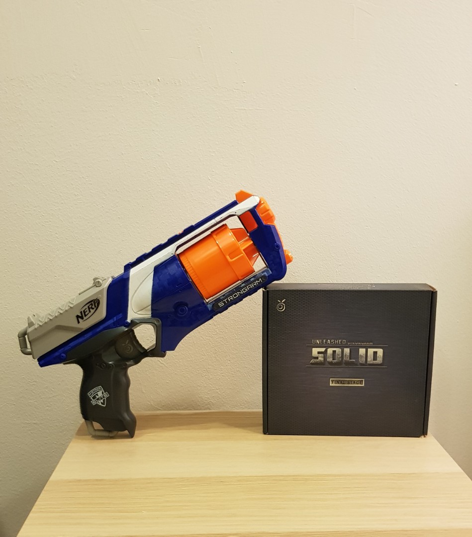 Nerf Strongarm modded with omw kit, Hobbies & Toys, Toys & Games on ...