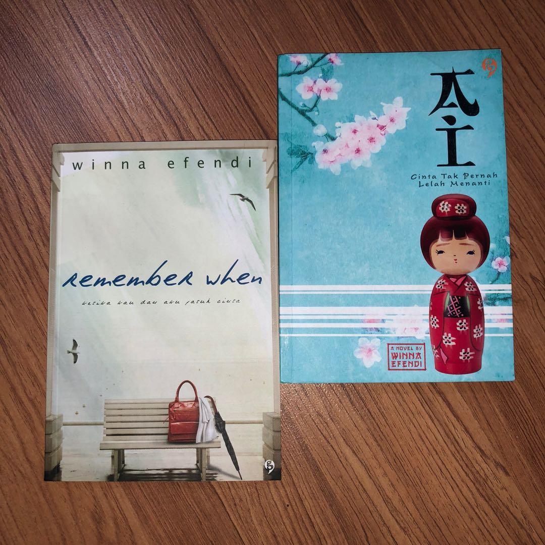 Novel winna efendi remember when, Buku & Alat Tulis, Buku di Carousell