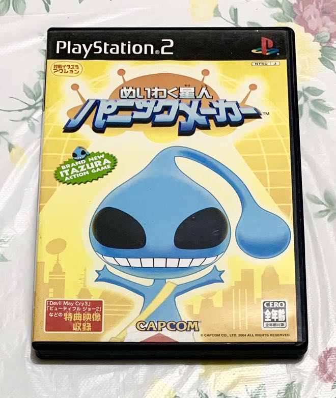 Playstation 2(PS2) 超好玩 搞怪星人 Panic Maker 趣味動作冒險遊戲, 電子遊戲, 電子遊戲 ...