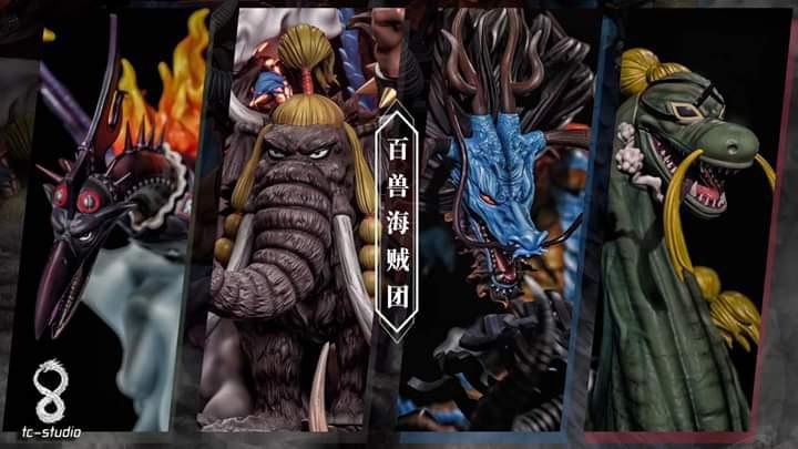 [PO] TC STUDIO One Piece Statue Kaido & Beast Pirates Commanders ...