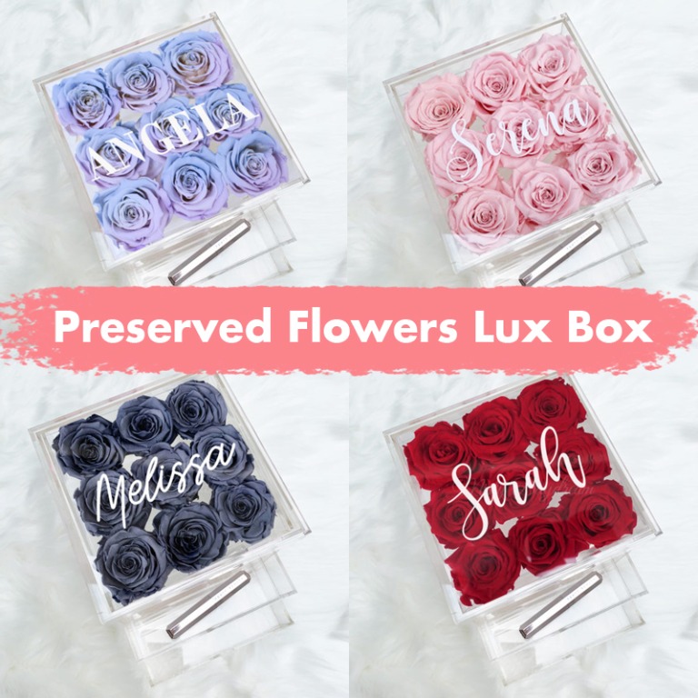 Preserved Flowers Lux Box, Hobbies & Toys, Occasions & Party Supplies ...