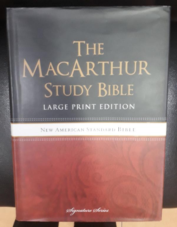 The MacArthur Study Bible NASB Large Print (Signature Series), Hobbies ...