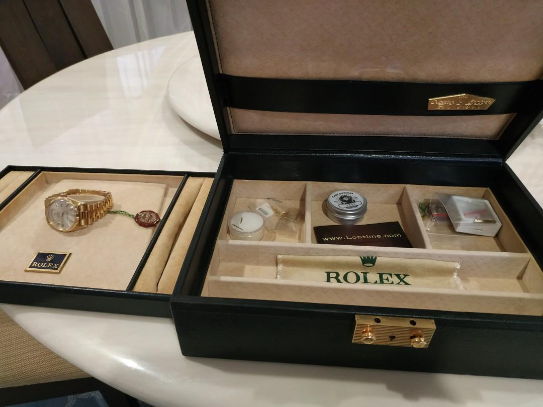 Watch Box for Rolex President, Luxury, Watches on Carousell