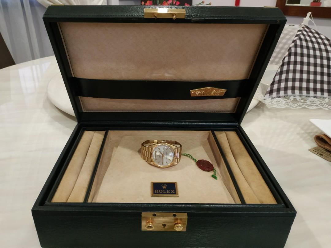Watch Box for Rolex President, Luxury, Watches on Carousell