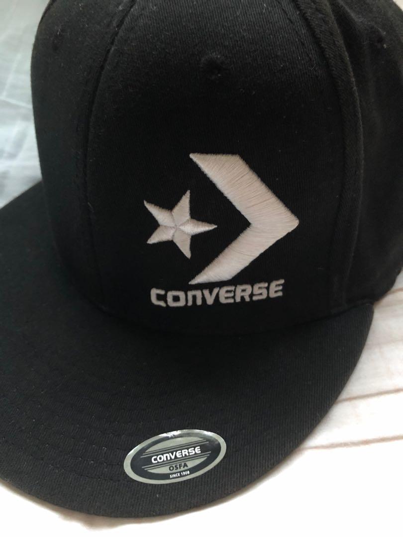 Converse Fitted Cap, Men's Fashion, Watches & Accessories, Caps & Hats ...
