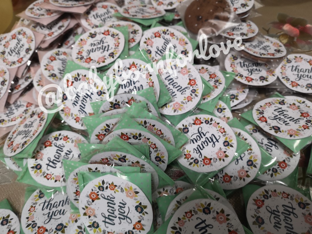 Cookies - Thank You Label, Food & Drinks, Homemade Bakes on Carousell
