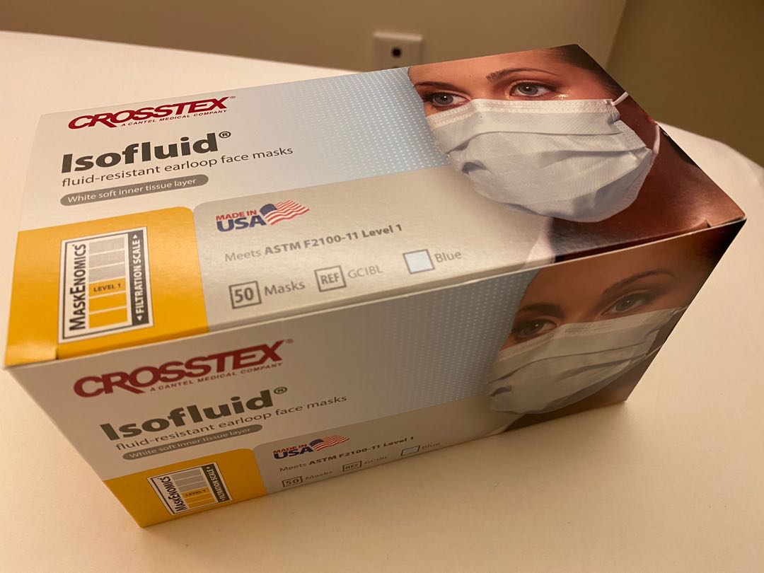 Crosstex ASTM Level 1, 健康及營養食用品, 口罩、面罩 - Carousell