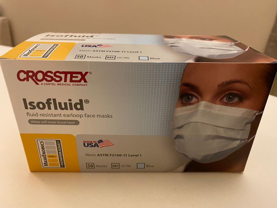 Crosstex ASTM Level 1, 健康及營養食用品, 口罩、面罩 - Carousell