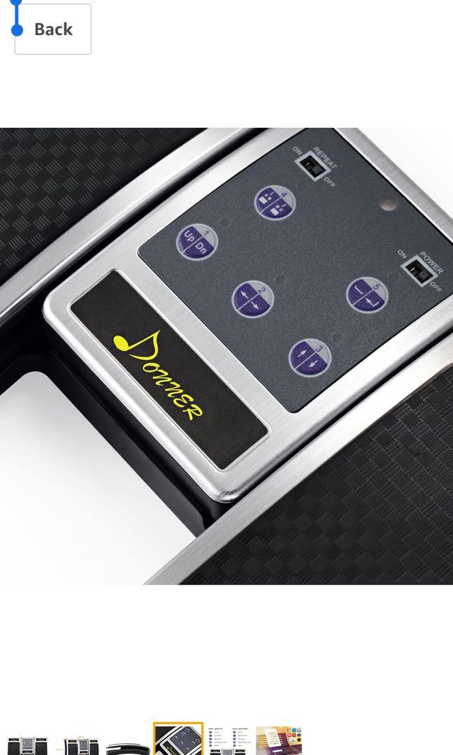 Donner Wireless Page Turner Pedal for Tablets Ipad Rechargeable, Silver ...