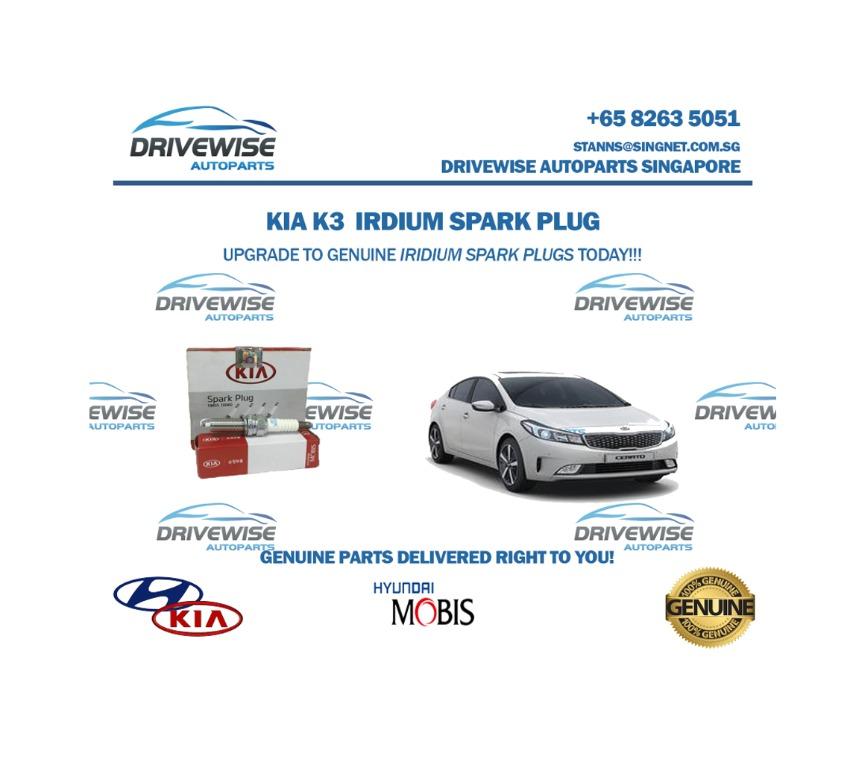 Genuine Kia Cerato K3 Iridium Spark Plugs, Car Accessories, Accessories ...