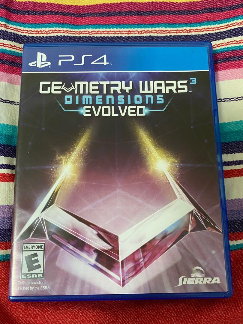 Geometry Wars 3 Dimensions Evolved PS4 Game Playstation 4 PS 4, Toys ...