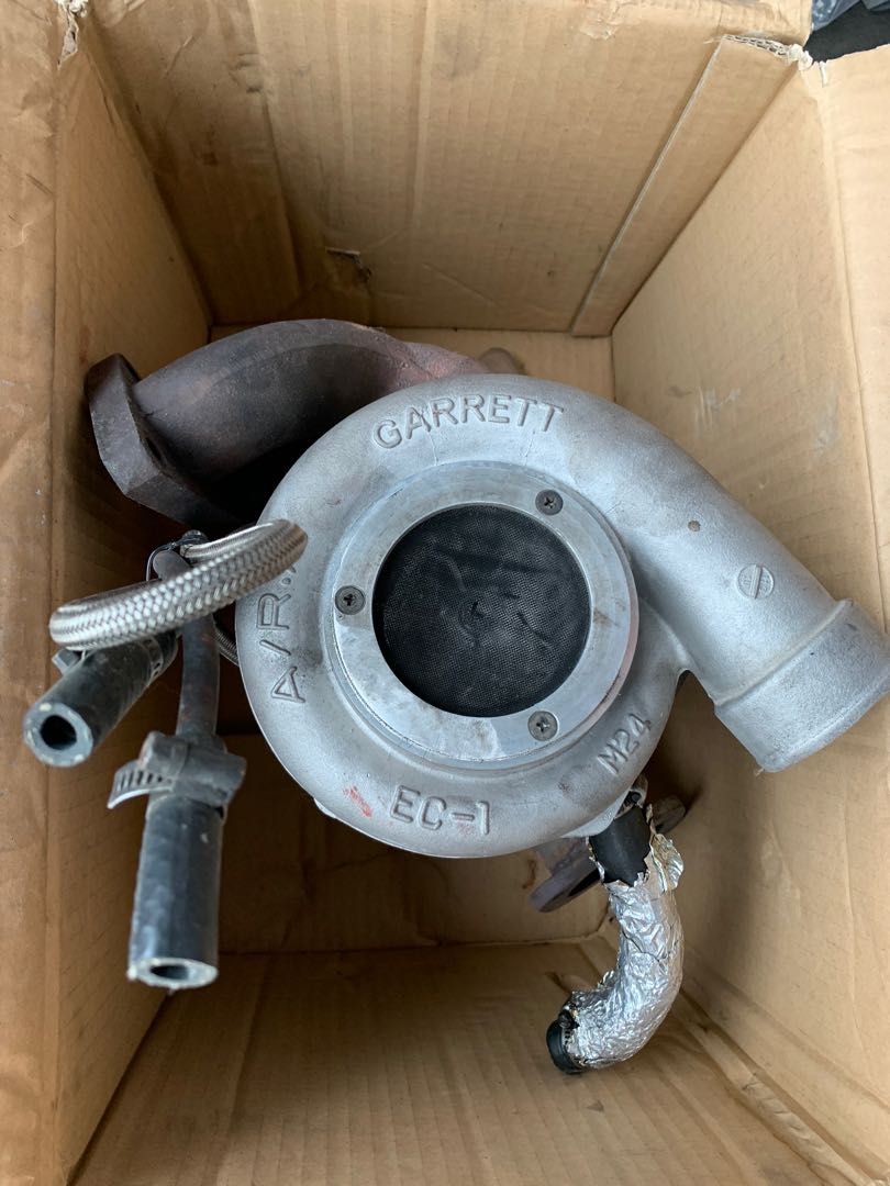 GT35 Garrett turbo with manifold, Car Accessories, Accessories on Carousell