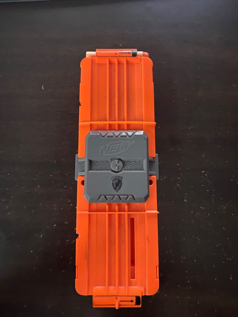 Nerf Magazine 6 round with middle attachment, Hobbies & Toys, Toys ...