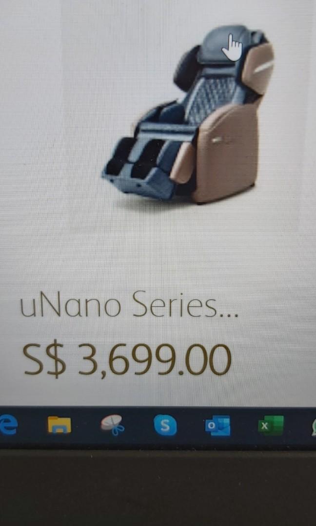 Osim Unano Series Massage Chair, Furniture & Home Living, Home ...