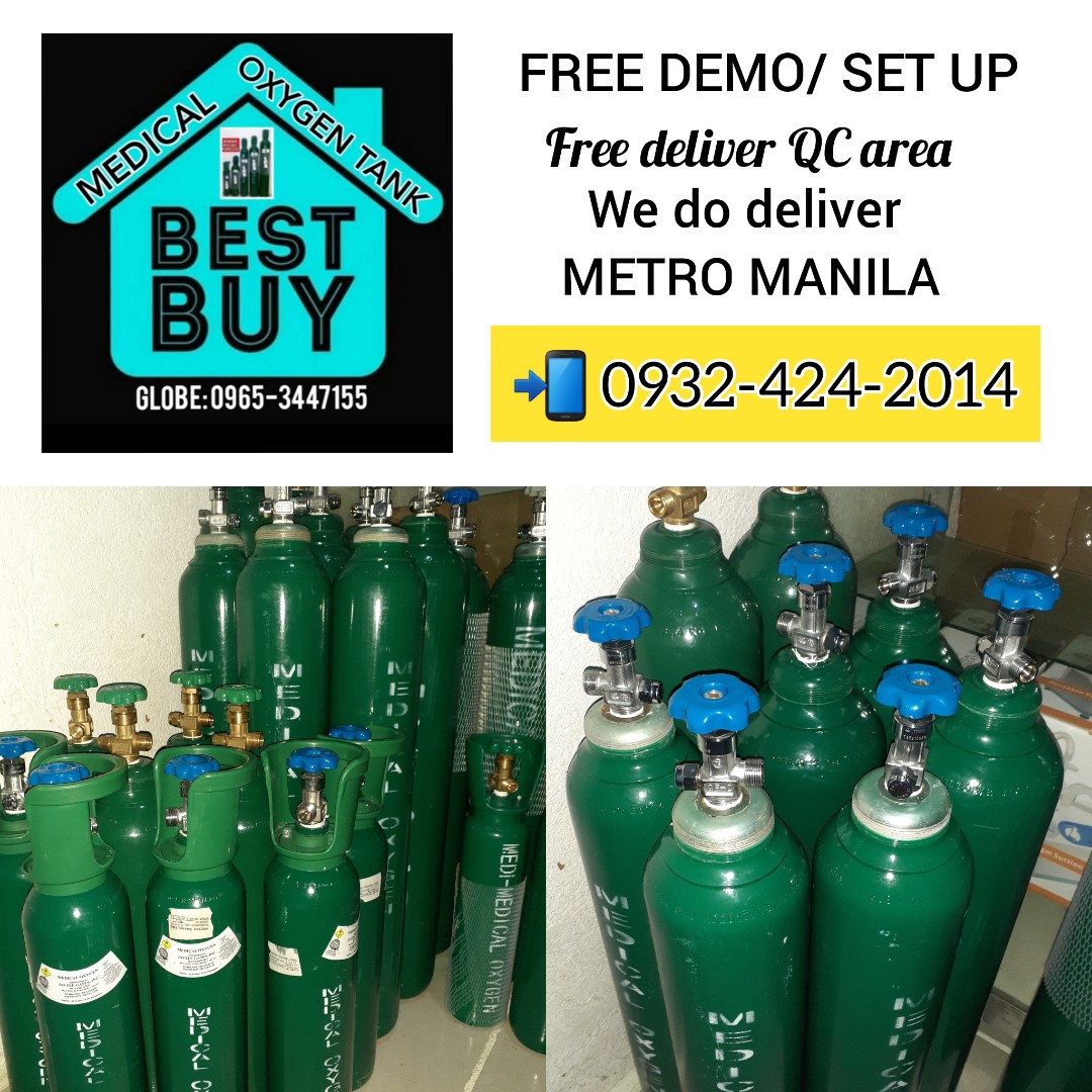 Portable medical oxygen tank sizes, Everything Else, Others on Carousell