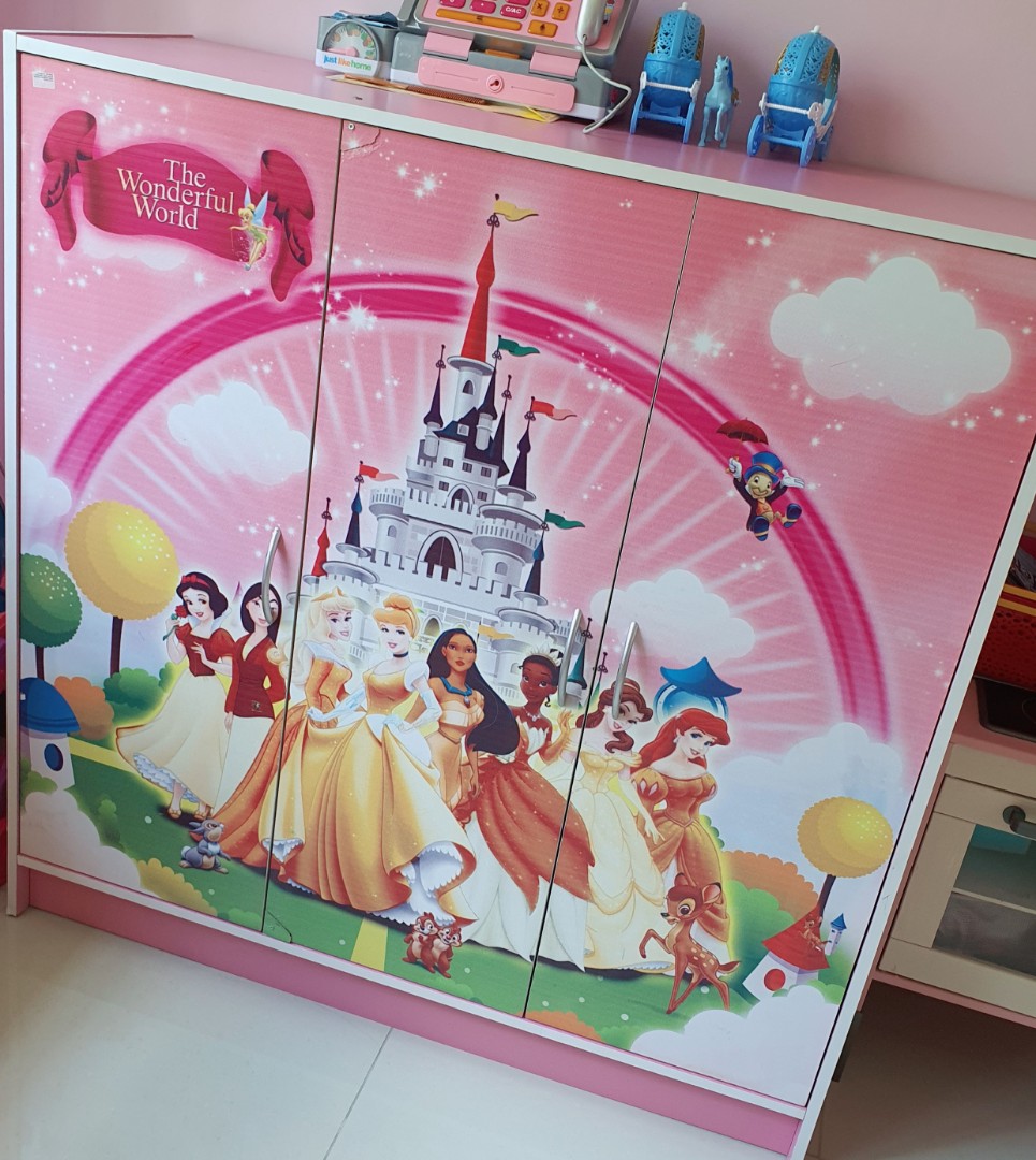 Princess Castle wardrobe/ cupboard, Babies & Kids, Baby Nursery & Kids ...