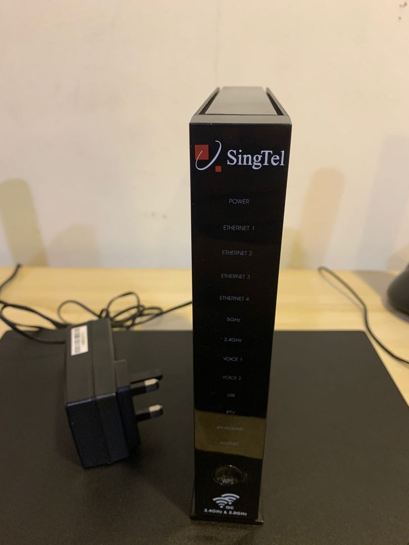 Singtel Aztech Wireless Router (AC Modem), Computers & Tech, Parts ...