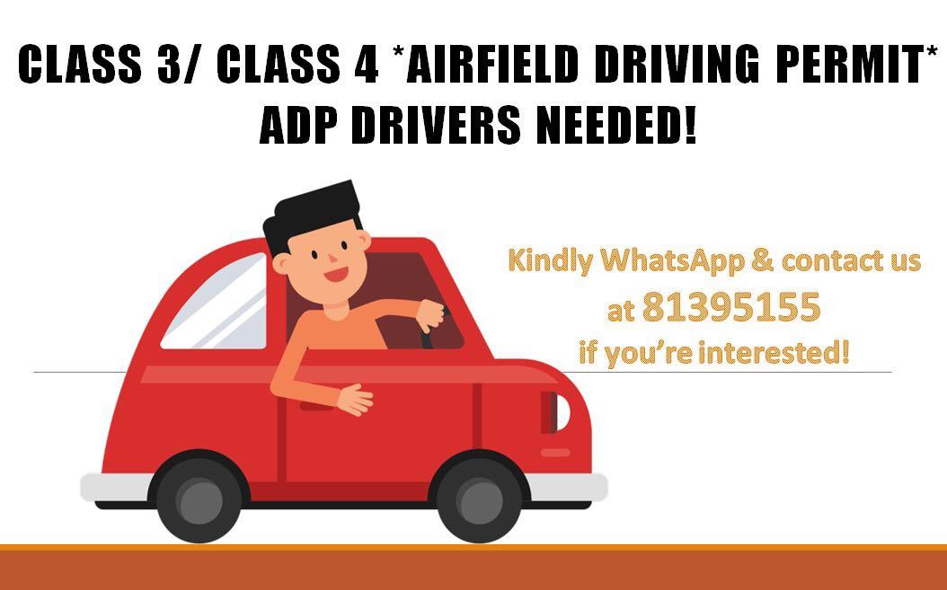 Site drivers (ADP holders), Jobs, Transport & Delivery on Carousell