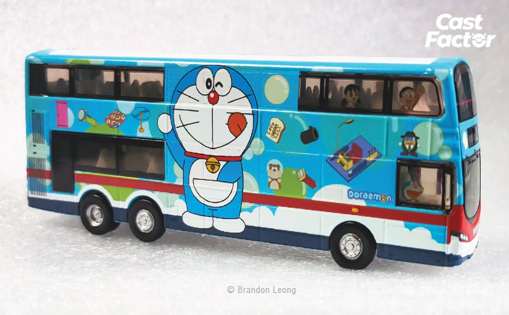 TINY Doraemon Series - Diecast Doraemon HK B9TL Double Decker Bus ...