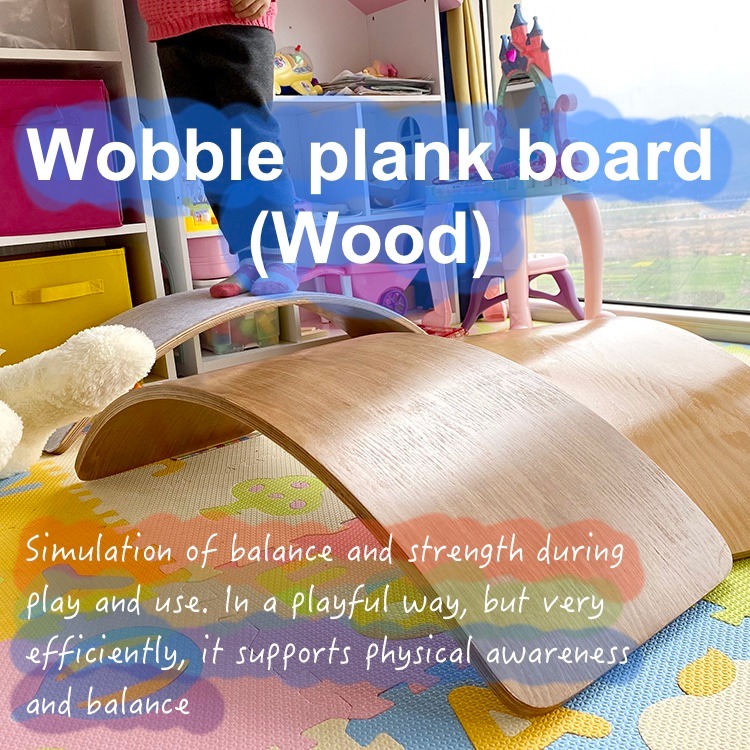 Big Wobble balancing wood plank board for children play simulation ...