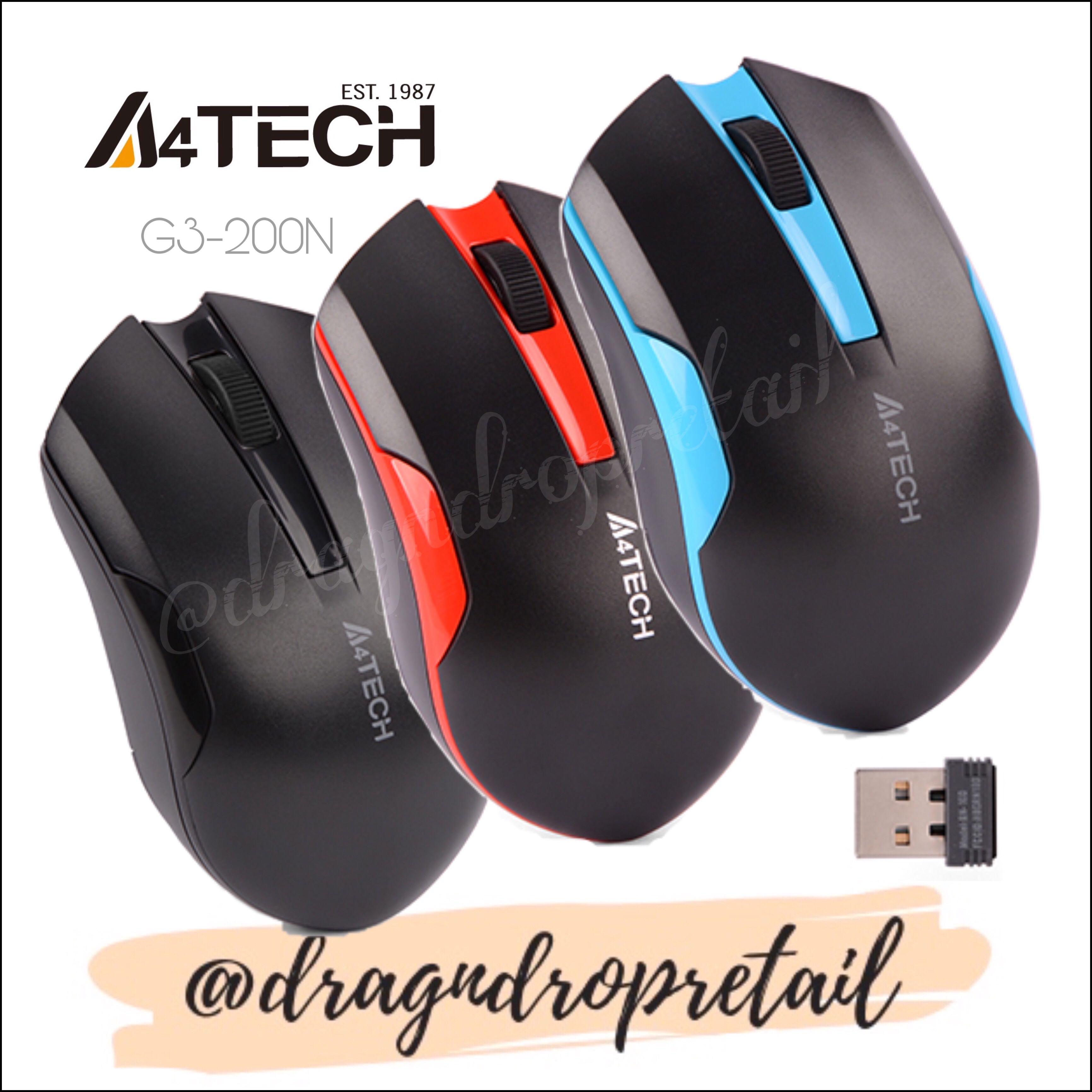 A4Tech G3-200N Wireless Mouse, Computers & Tech, Parts & Accessories ...