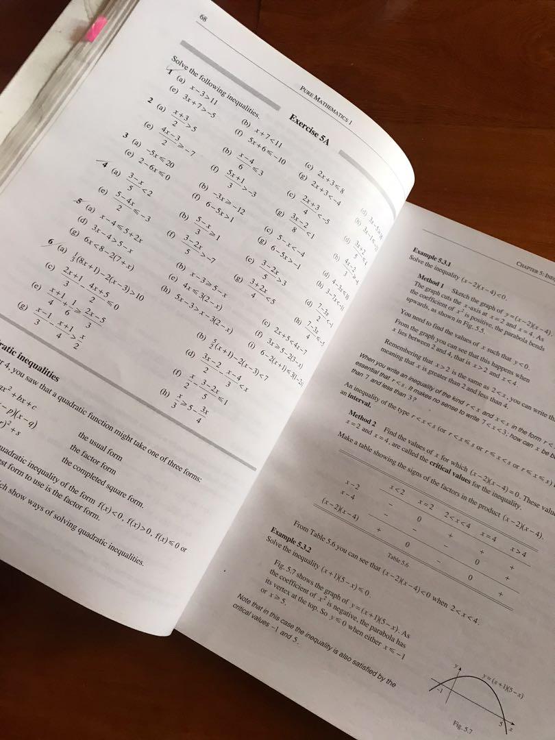 A level Pure Mathematics 1, Hobbies & Toys, Books & Magazines ...