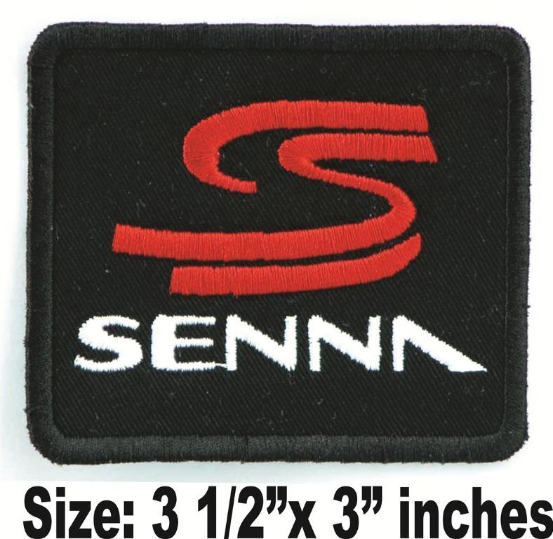 Ayrton Senna Tag Heuer Embroidered Cloth Patch (Choose 1 ), Hobbies ...