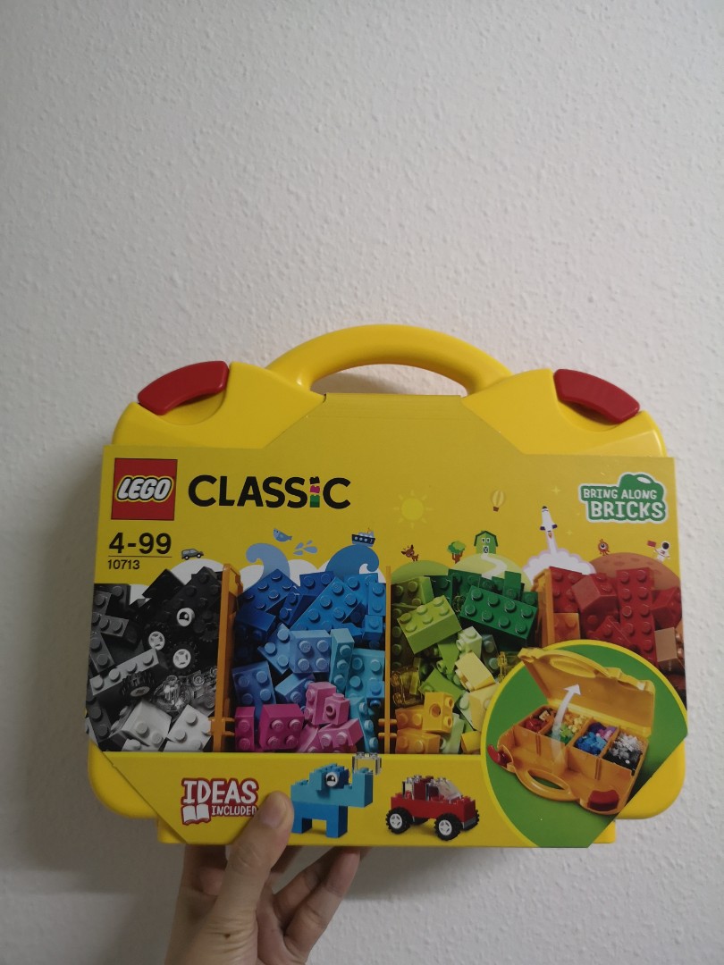 Creative Suitcase Briefcase Lego Classic suit brief case box container ...