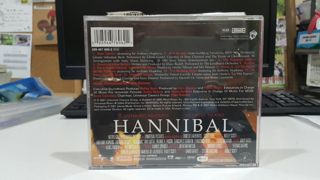 (CD) Hannibal OST / Soundtrack, Hobbies & Toys, Music & Media, CDs ...