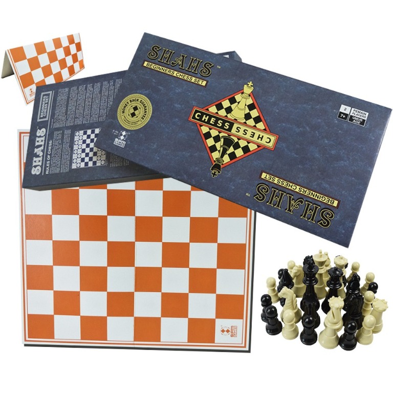 Free Shipping SPM Shahs Beginners Chess Set, Hobbies & Toys, Toys ...