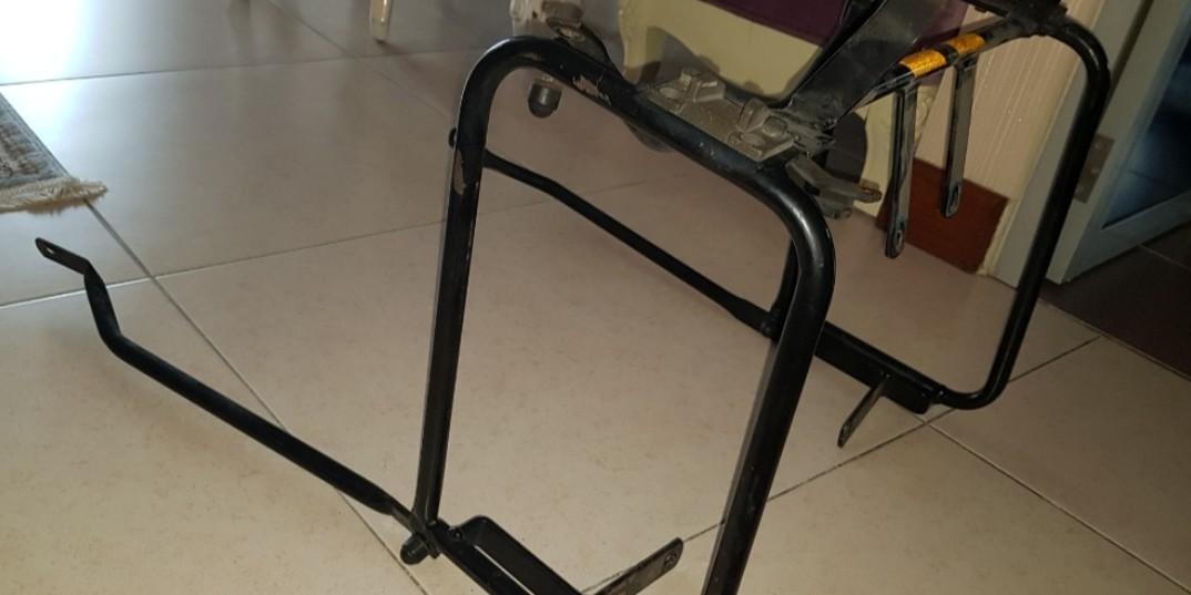 Hepco becker side pannier bracket for africa twin 750, Motorcycles ...