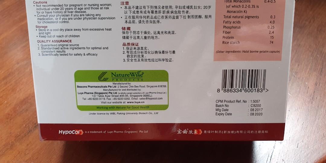 Hypocol ( control Cholesterol), TV & Home Appliances, Kitchen ...