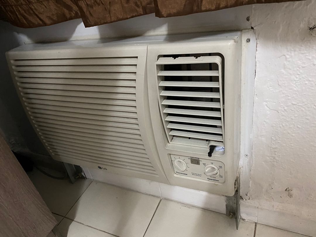 LG window type AC -used, TV & Home Appliances, Air Conditioners ...