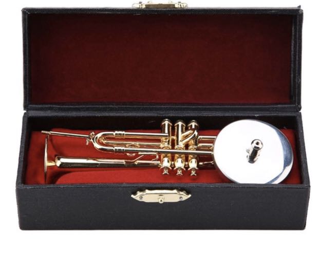 Miniature Musical Instrument : 1/8 Trumpet, Hobbies & Toys, Memorabilia ...